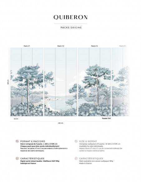 Quiberon - Papier peint tendance | PaperMint